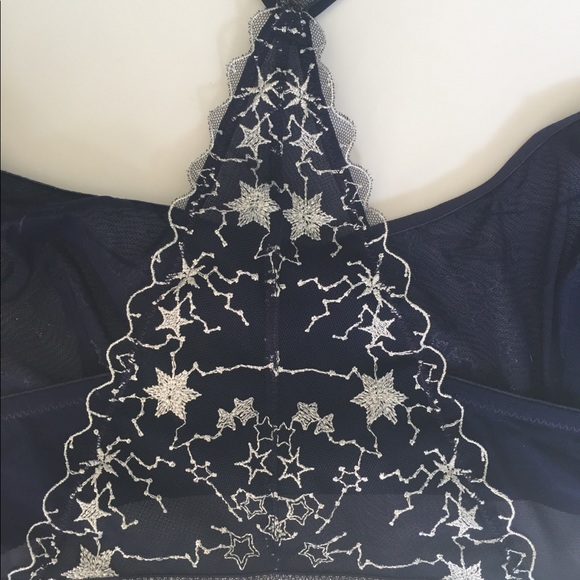 Free People | Intimates & Sleepwear | Free People Navy And Silver Star ...